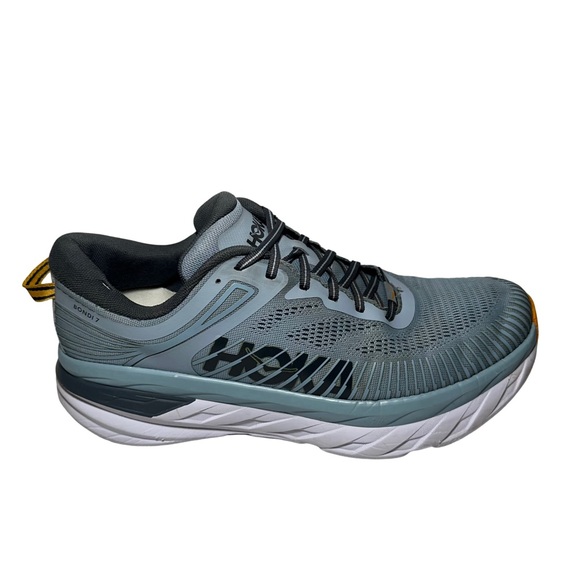 Hoka | Shoes | Mens Hoka Bondi 7 Athletic Training Shoes Size 1 Blue ...